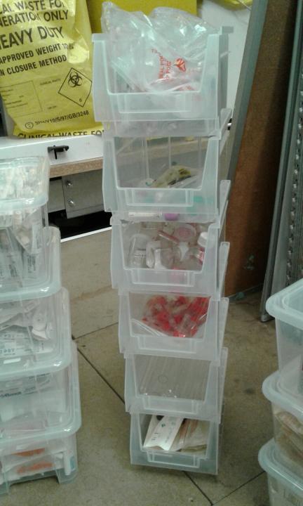 Clear Lin Bin (individually priced) | FILM MEDICAL