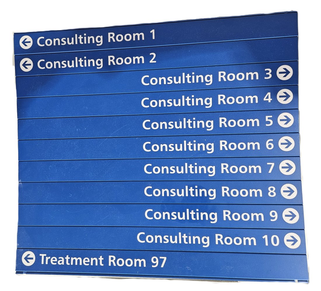 Metal Consulting Sign | FILM MEDICAL