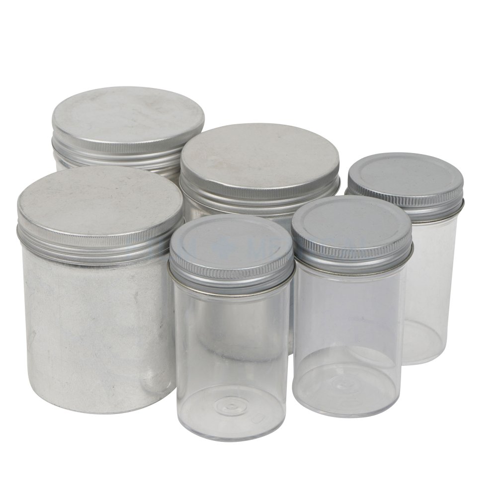 Aluminium Test Pots Priced Individually | FILM MEDICAL