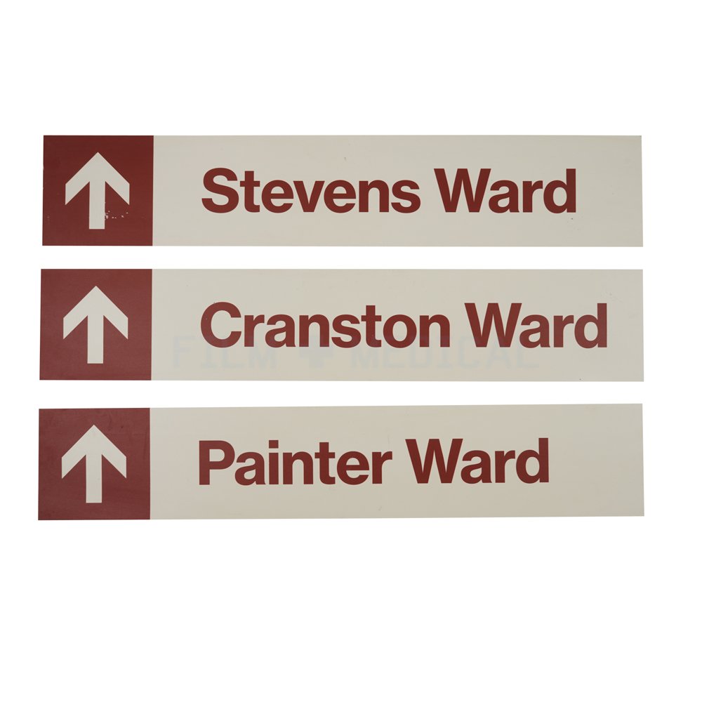 Red Signs Stevens Ward Priced Individually | FILM MEDICAL