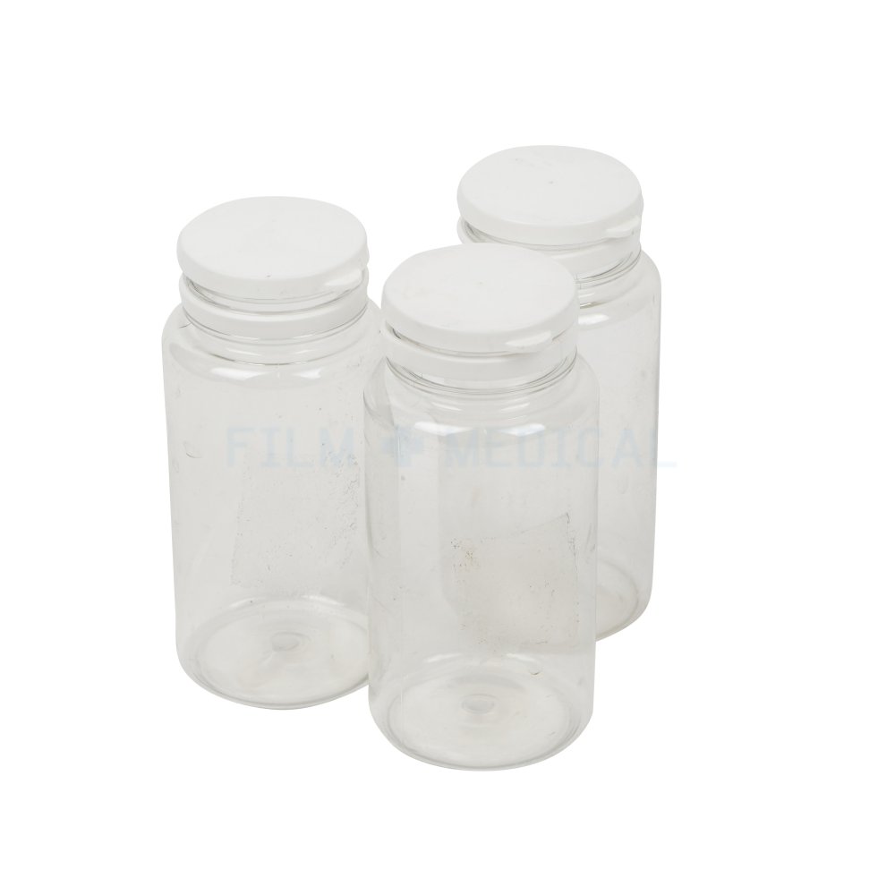 Clear Plastic Chemical Bottles Small Priced Individually | FILM MEDICAL