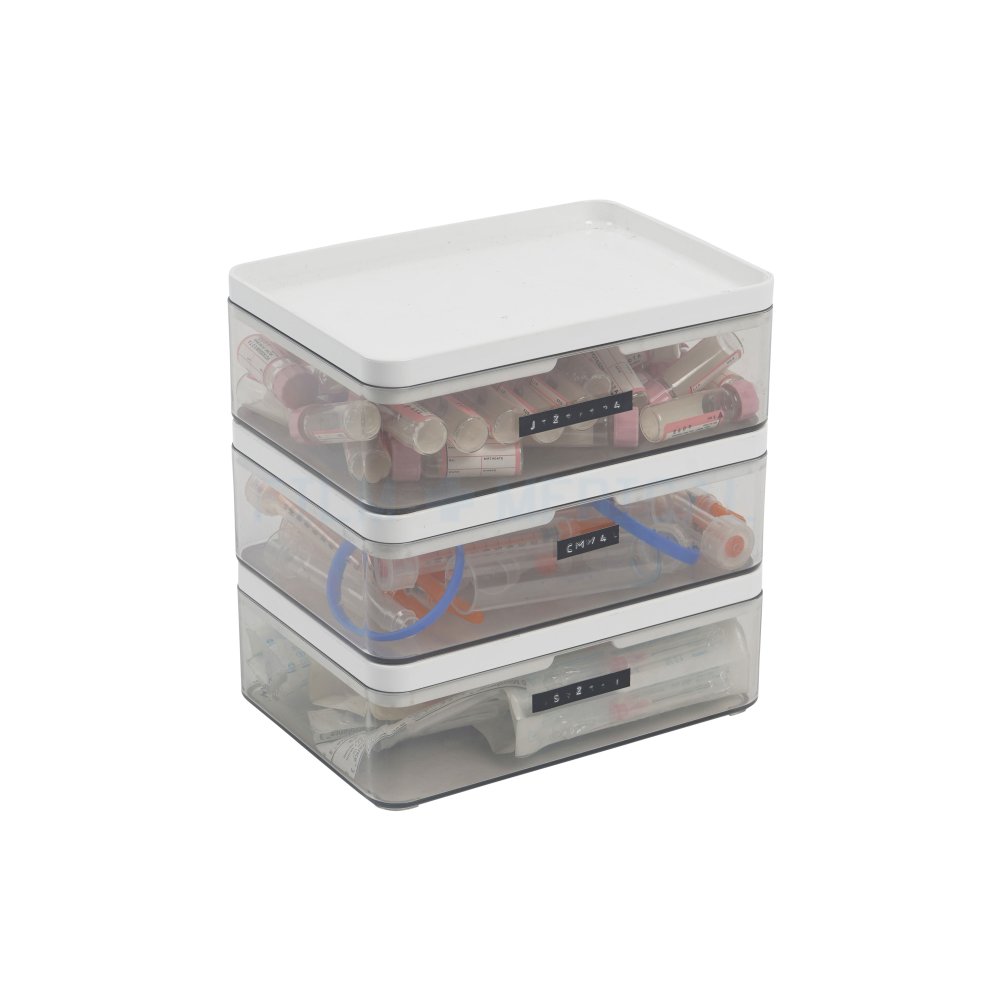 Clear Stacking Storage Boxes 14x20 | FILM MEDICAL