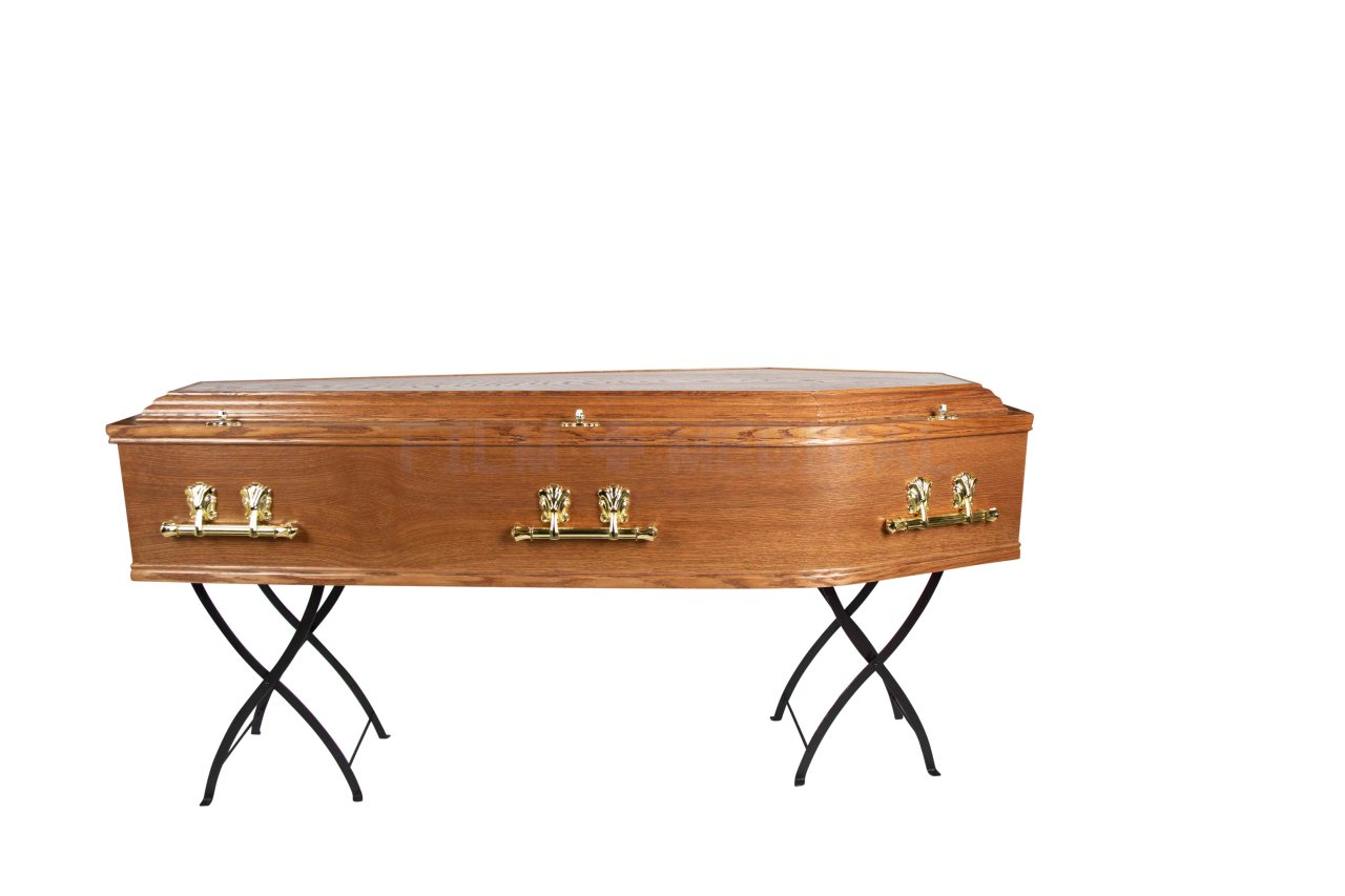 Coffin With Brass Effect (Coffin Only) | FILM MEDICAL