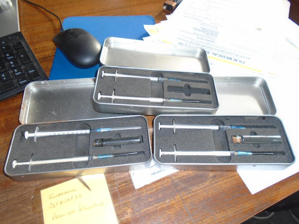 Cased Retractable Syringe set | FILM MEDICAL