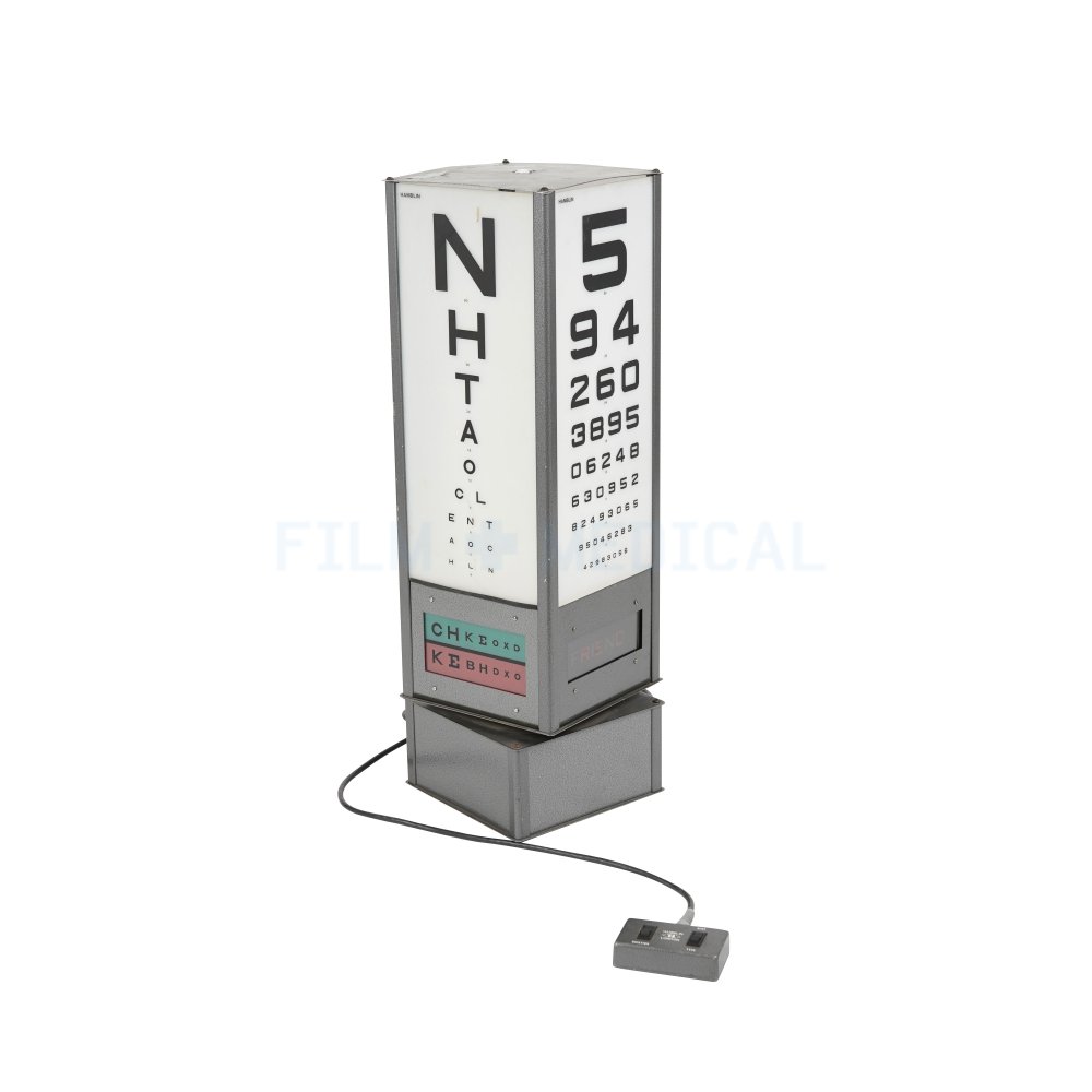 Eye Chart Apparatus Desk Top | FILM MEDICAL