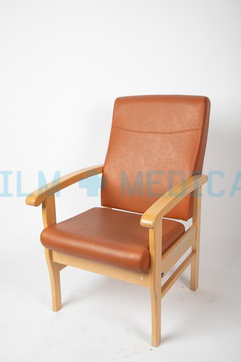 Visitor Chair High Back in Tan | FILM MEDICAL