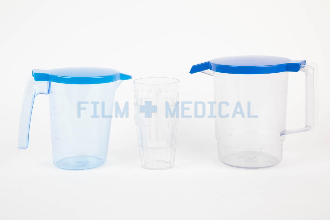Jugs Blue Top and Beakers (priced individually ) | FILM MEDICAL