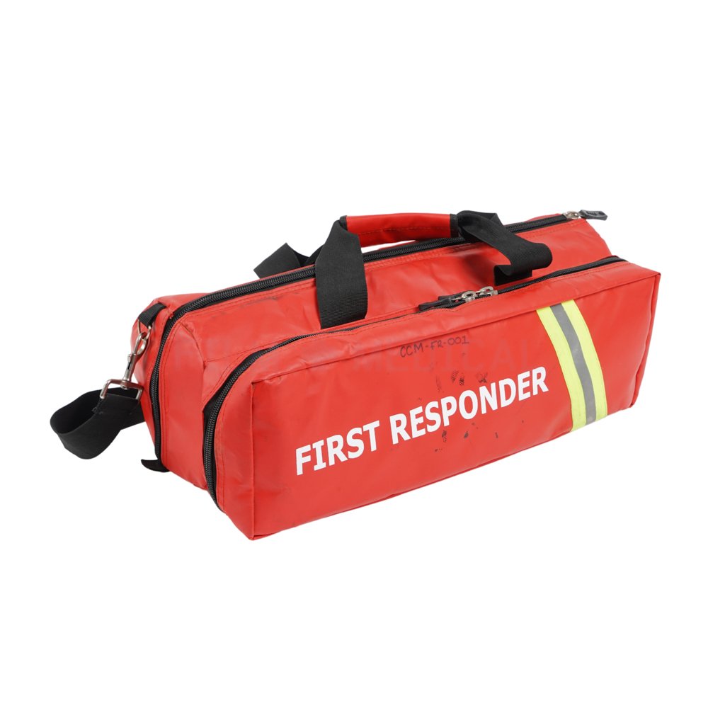 First Responder Bag Red PVC Dressed | FILM MEDICAL
