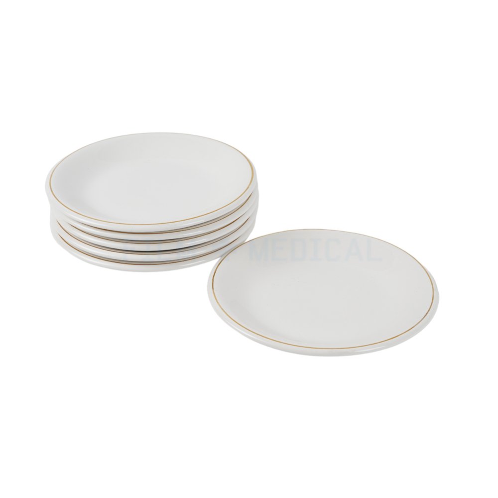 Gold Rim Plates 20cm | FILM MEDICAL