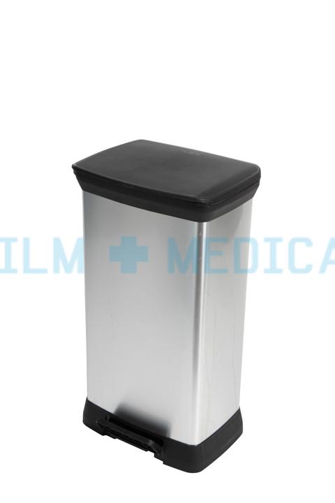 Silver Bin With Black Lid | FILM MEDICAL