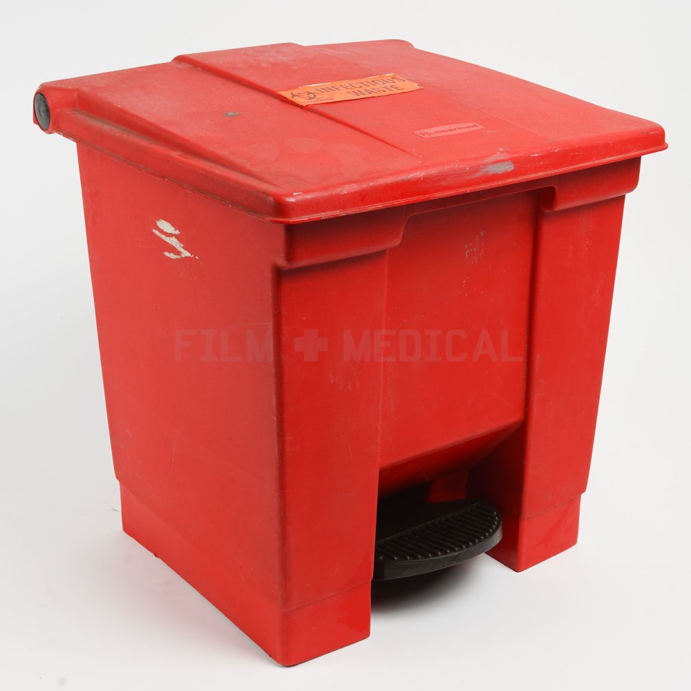 Red Medical Bin | FILM MEDICAL