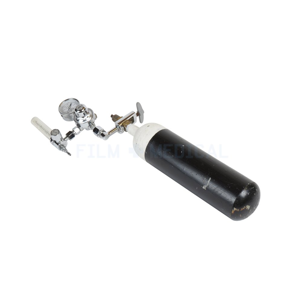 Oxygen Tank With Gauge | FILM MEDICAL