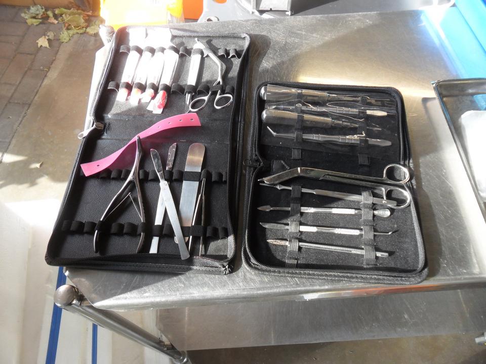 cased forcep kit | FILM MEDICAL