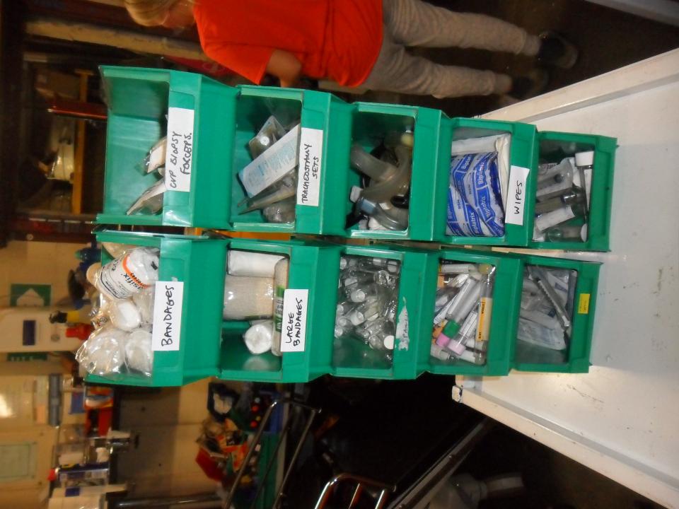 10 lin bins green dressed | FILM MEDICAL