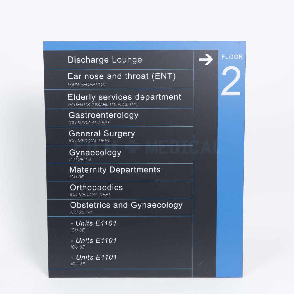Hospital Sign Discharge Lounge Large | FILM MEDICAL