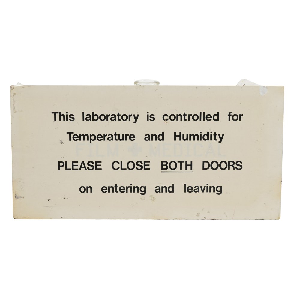 Laboratory is controlled Sign | FILM MEDICAL