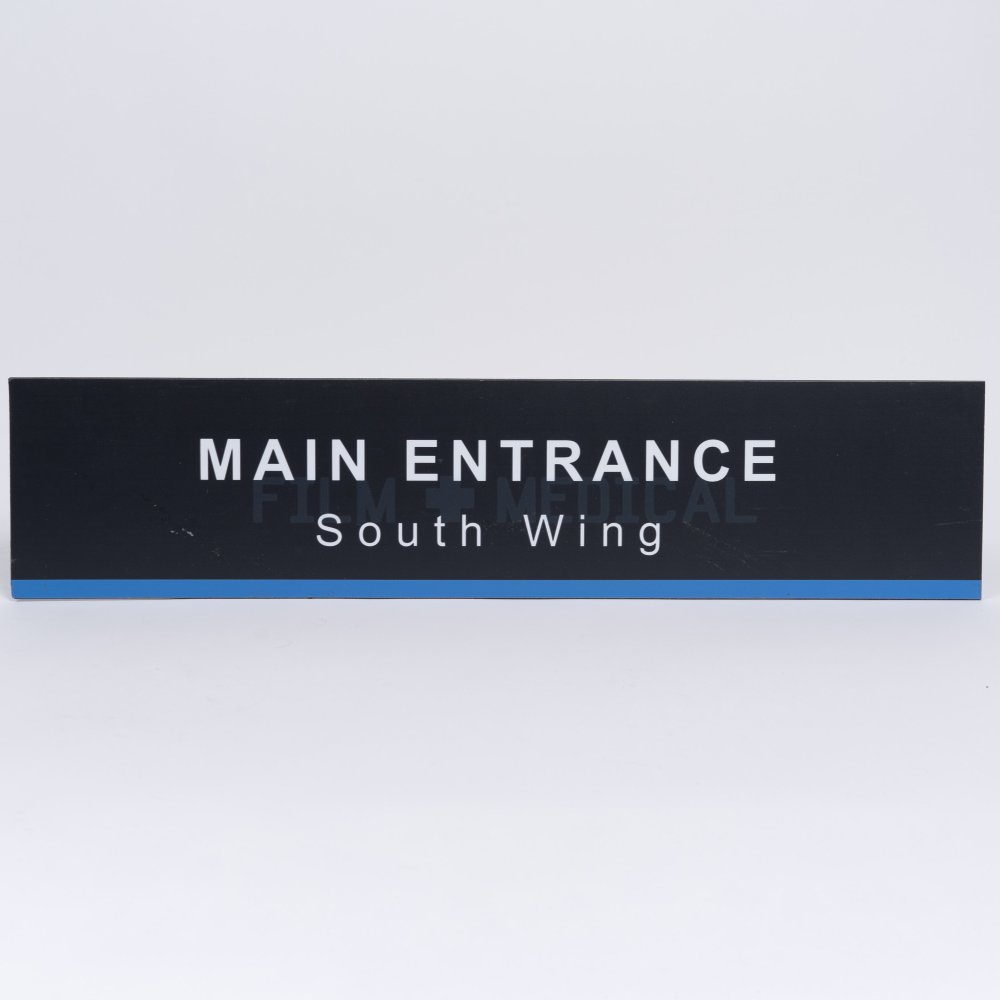 Hospital Sign Main Entrance South Wing | FILM MEDICAL