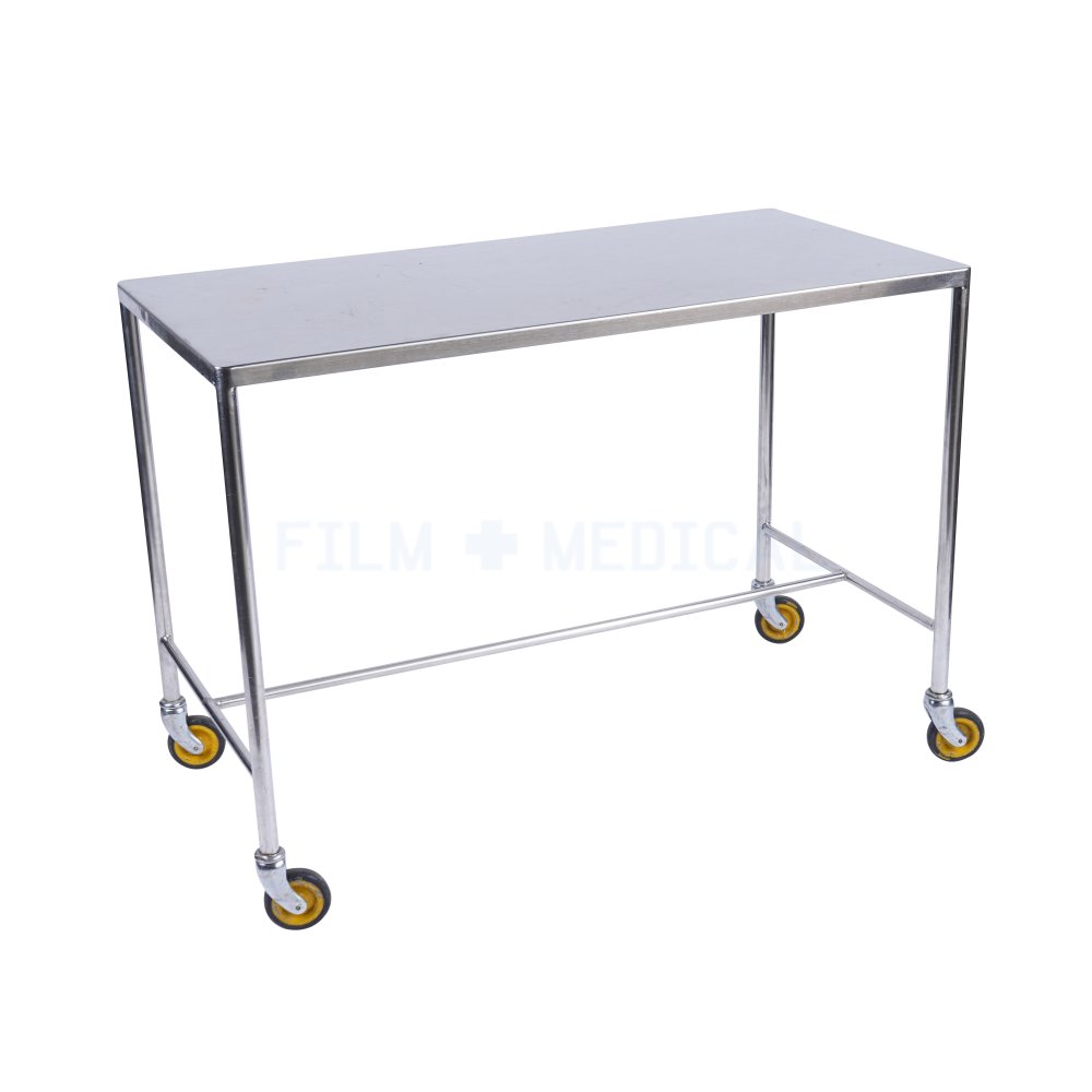 Large Steel Trolley Table | FILM MEDICAL