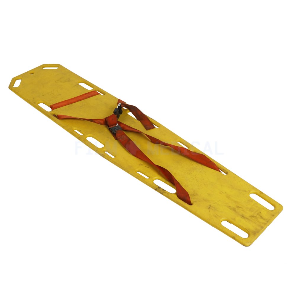 Yellow Body Board With Straps | FILM MEDICAL