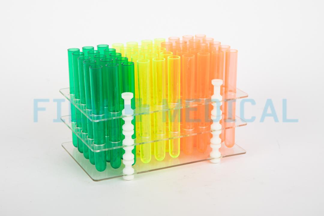 Dressed test tube rack | FILM MEDICAL