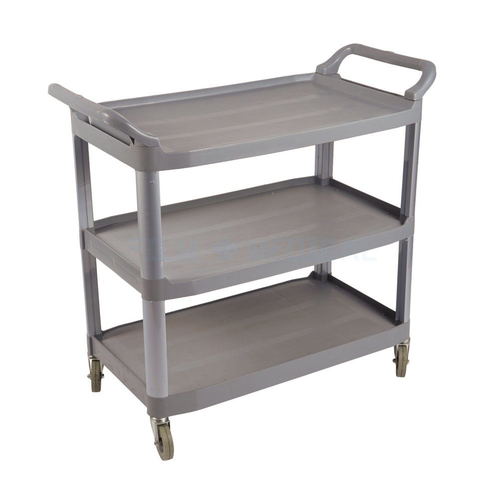 Three Tier Grey Trolley | FILM MEDICAL
