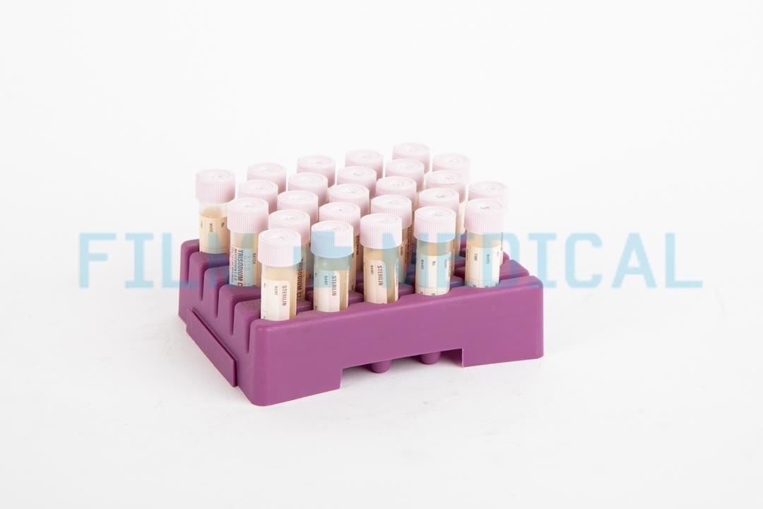 Sample Rack purple Base | FILM MEDICAL