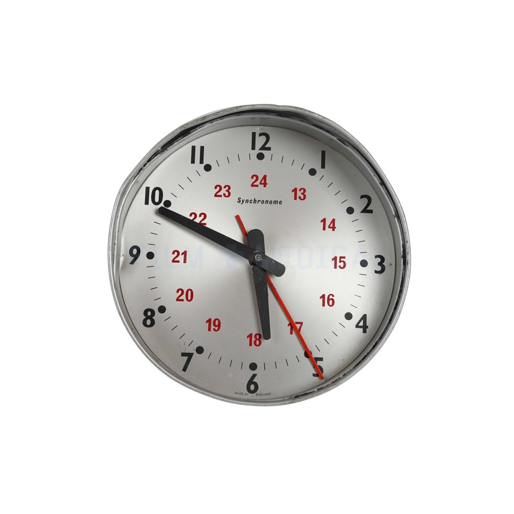 Period Stainless Steel Clock | FILM MEDICAL