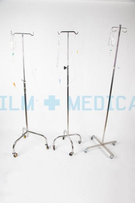 Modern Drip stand With Iv & Giving set | FILM MEDICAL
