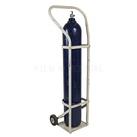 extra large oxygen tank + trolley | FILM MEDICAL