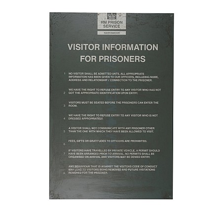 Prison Sign Visitation Dress Code | FILM MEDICAL
