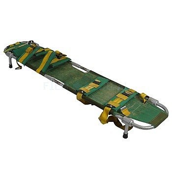 Nylon Collapsible Green Stretcher | FILM MEDICAL