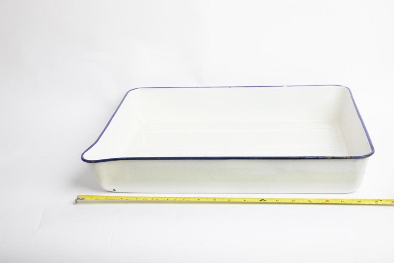 Laboratory Tray with Lip in Enamel | FILM MEDICAL