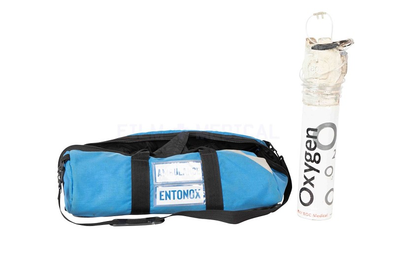Oxygen/ Entonox Bag with tank | FILM MEDICAL