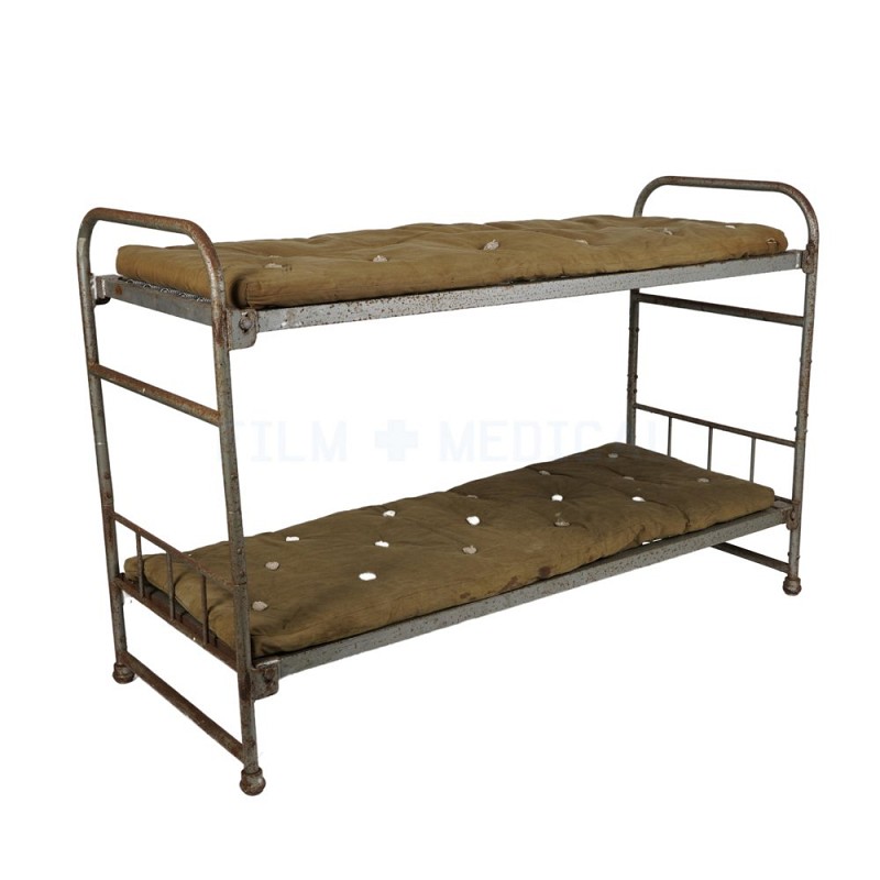Rusted Bunk Bed With Horsehair Mattress | FILM MEDICAL