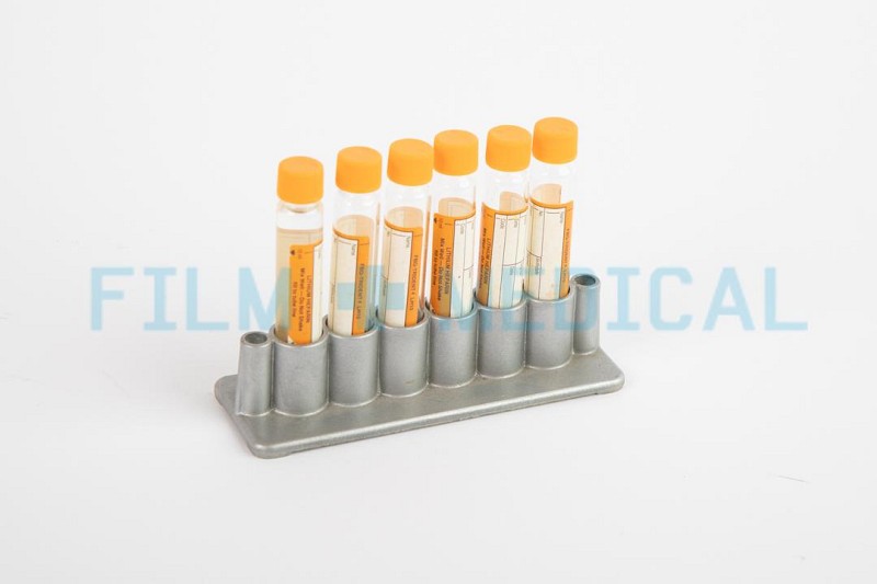 Small Test tube Rack Dressed | FILM MEDICAL