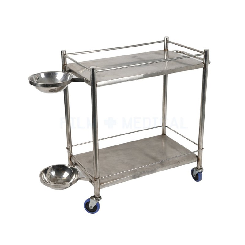 Trolley with Bowl Holders | FILM MEDICAL